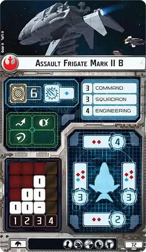 Star Wars Armada Assault Frigate Mark II Expansion Pack Fantasy Flight ...