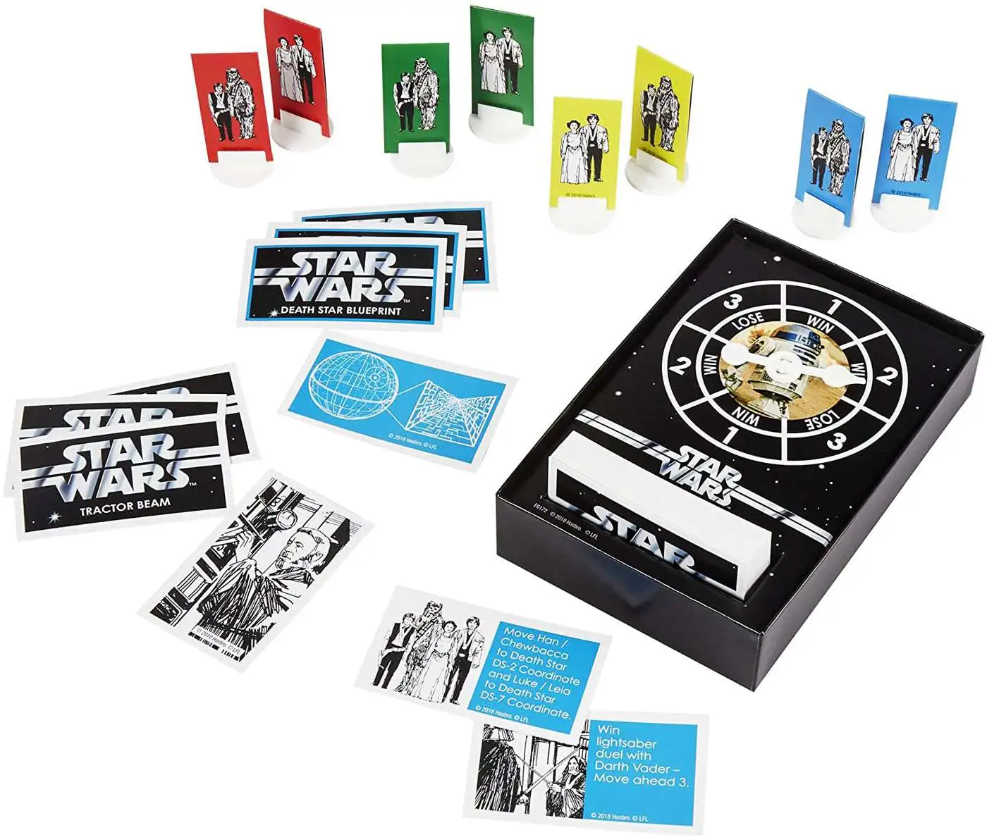Star Wars Escape From Death Star Retro Board Game Open Package Hasbro ...