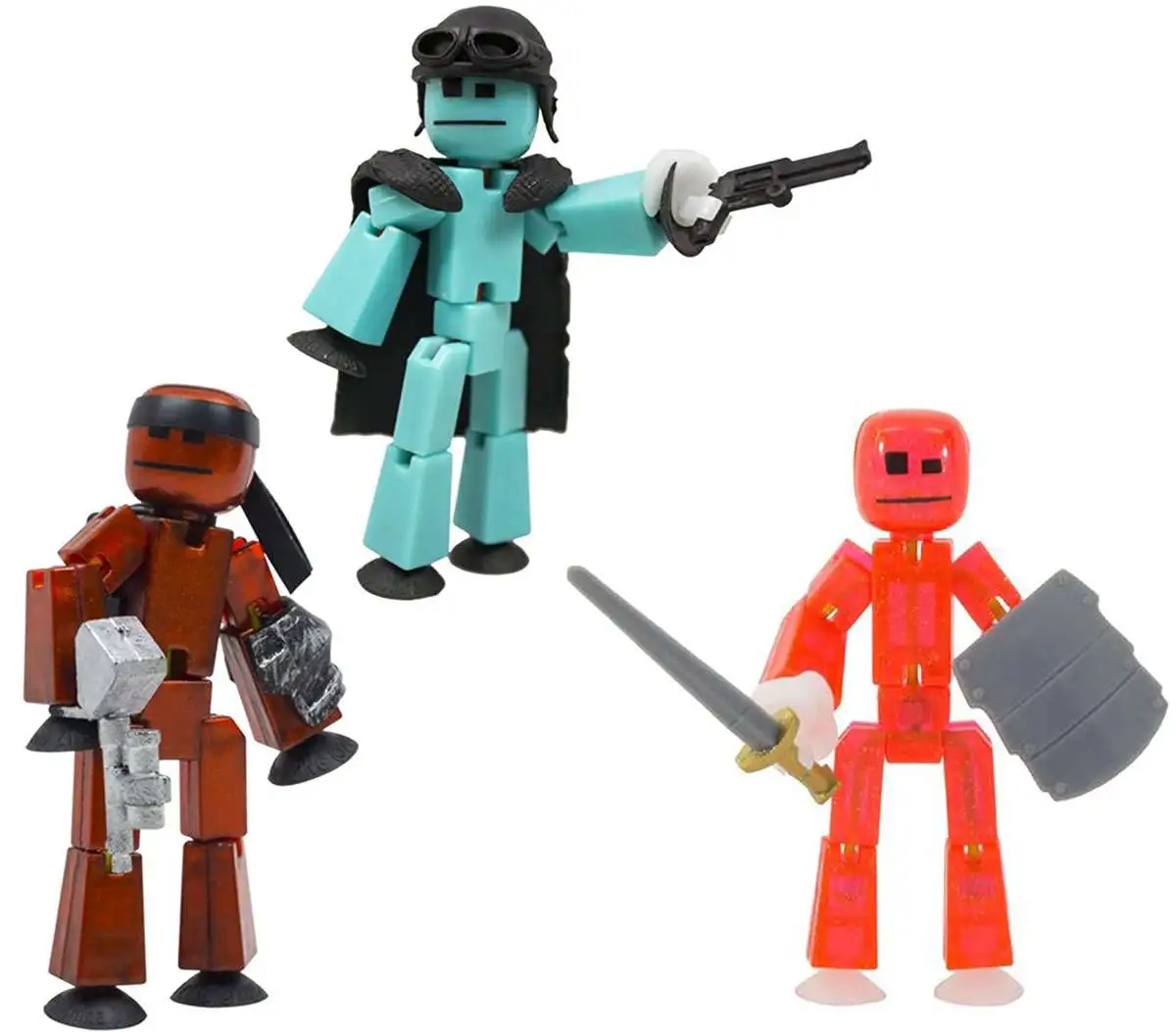 Stikbot Off the Grid Striker, Clint Pixel Figure Zing - ToyWiz