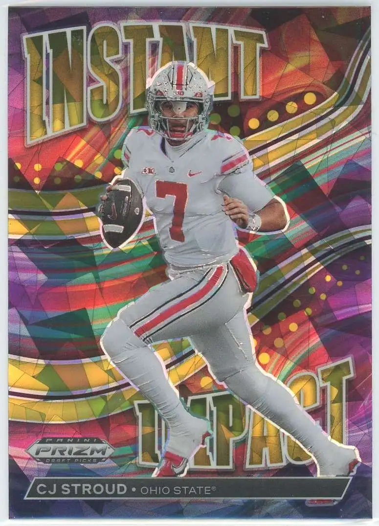 NFL Houston Texans 2023 Panini Prizm Draft Picks Single Card Gold Ice Prizm CJ Stroud II-2 ...