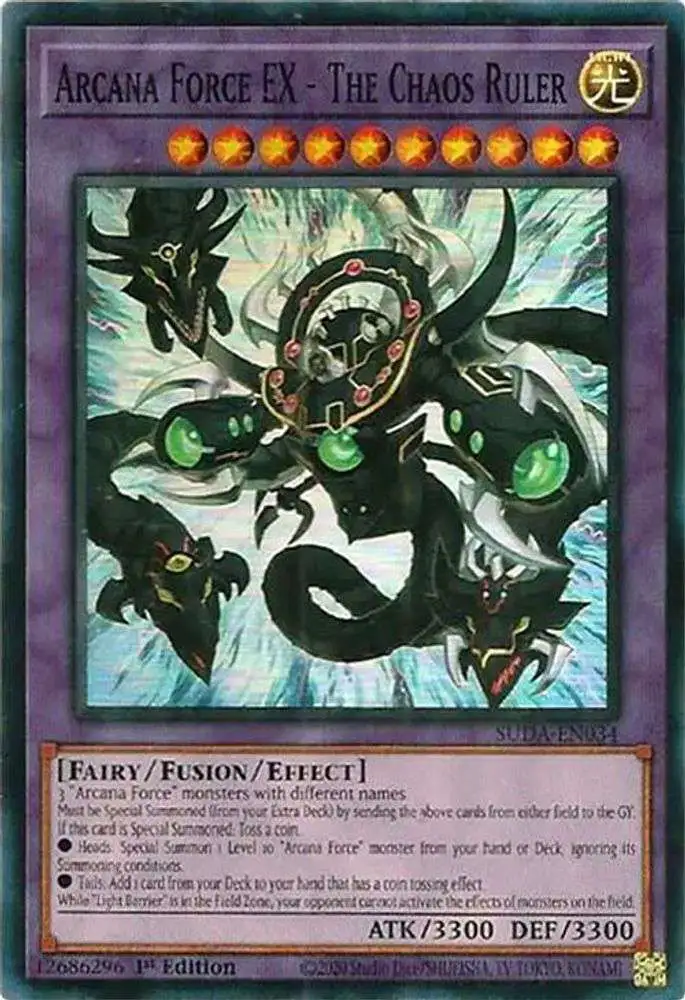 YuGiOh Trading Card Game Supreme Darkness Single Card Super Rare Arcana ...