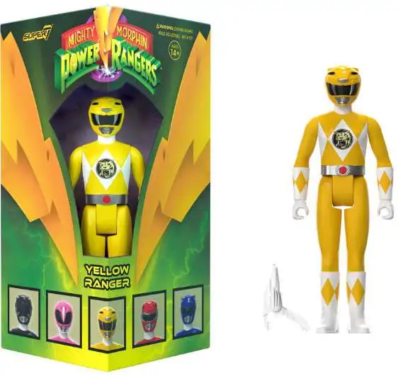 Power Rangers Mighty Morphin Yellow Ranger Exclusive Action Figure ...