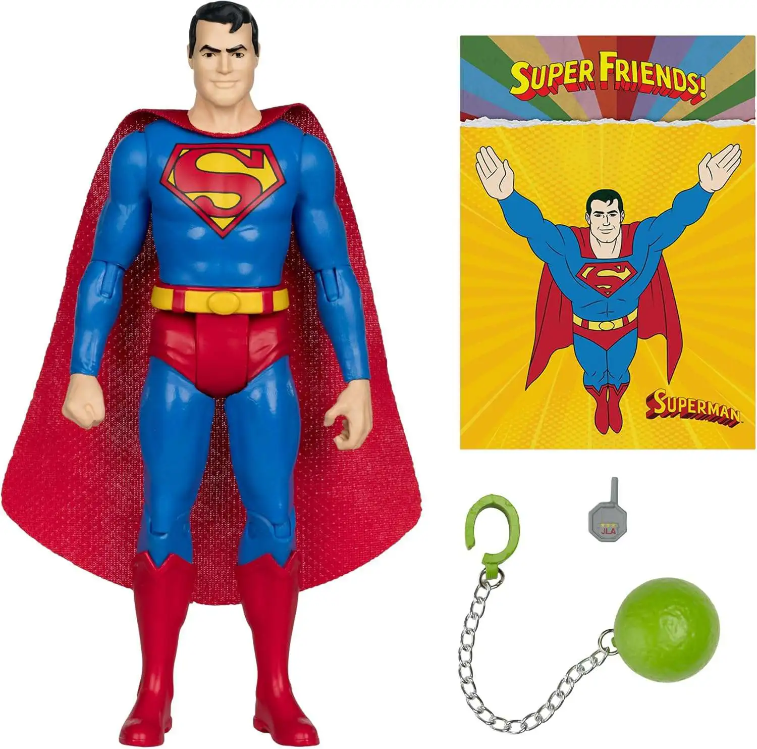 McFarlane Toys DC Super Friends Retro Series Superman 6 Action Figure ...