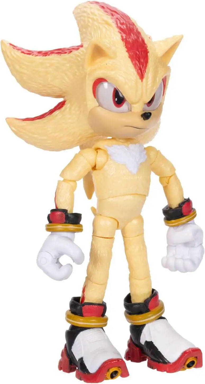 Sonic The Hedgehog 3 Wave 3 Super Shadow 5 Action Figure Jakks Pacific - ToyWiz