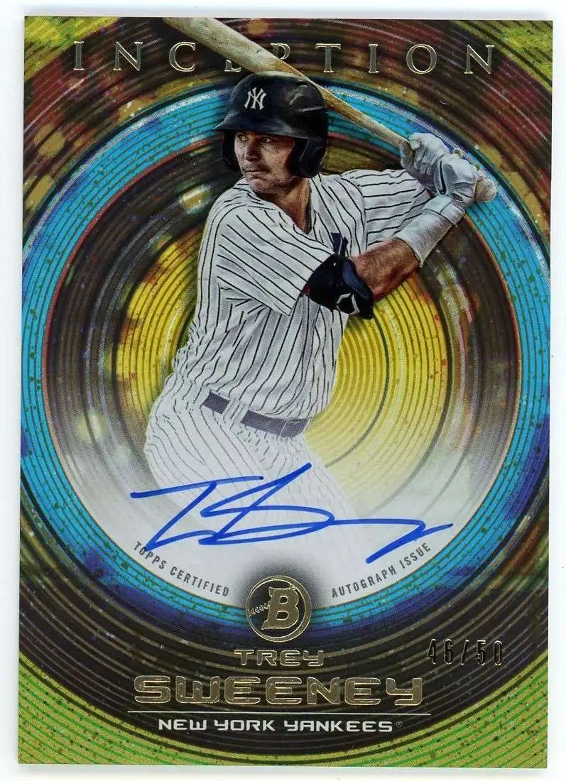 MLB 2022 Bowman Inception Single Card 4650 Trey Sweeney PA-TS Auto - ToyWiz