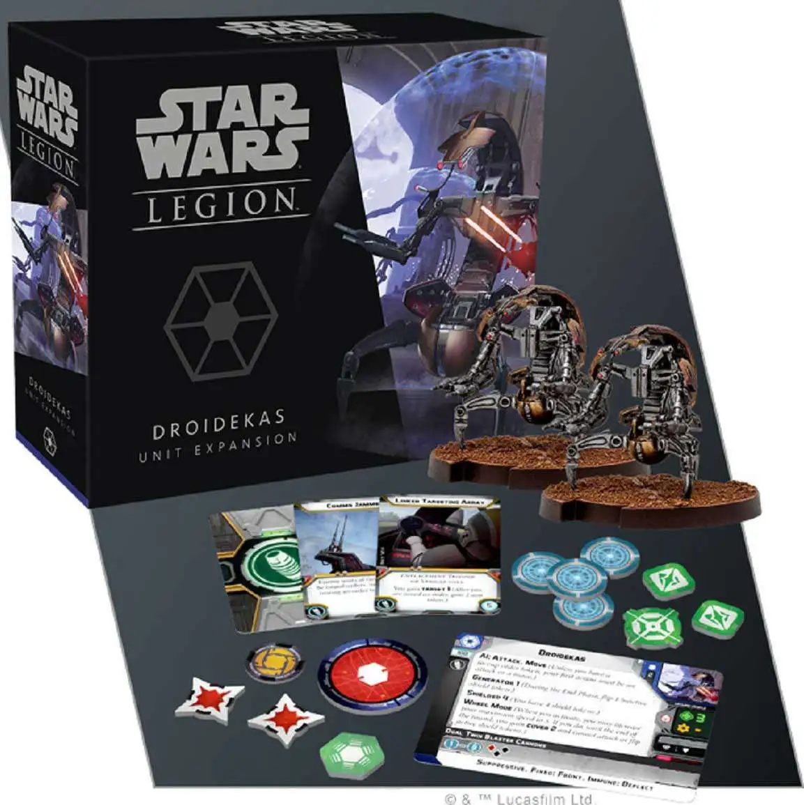 Star Wars Legion Droidekas Unit Expansion Fantasy Flight Games - ToyWiz
