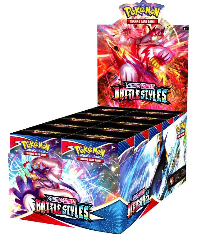 Pokemon Sword Shield Battle Styles Build Battle DISPLAY Box 10 Units ...