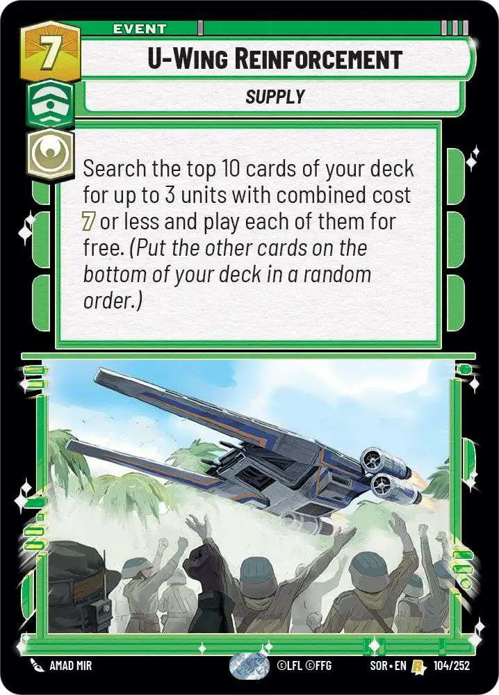 Star Wars Unlimited Trading Card Game Spark of Rebellion Single Card ...