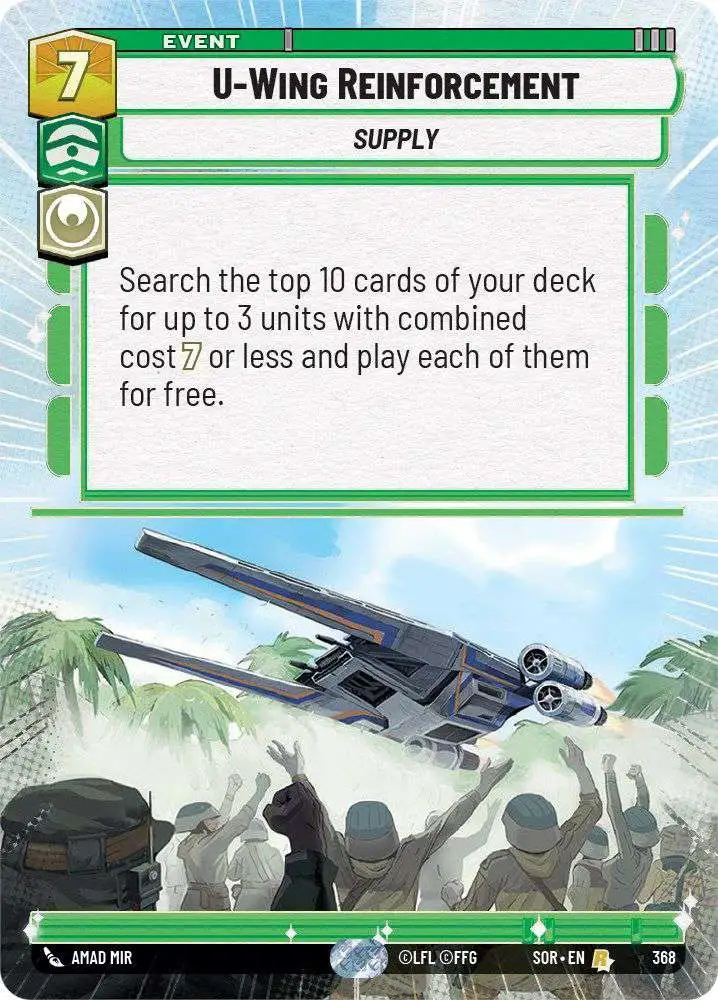 Star Wars Unlimited Trading Card Game Spark of Rebellion Single Card ...