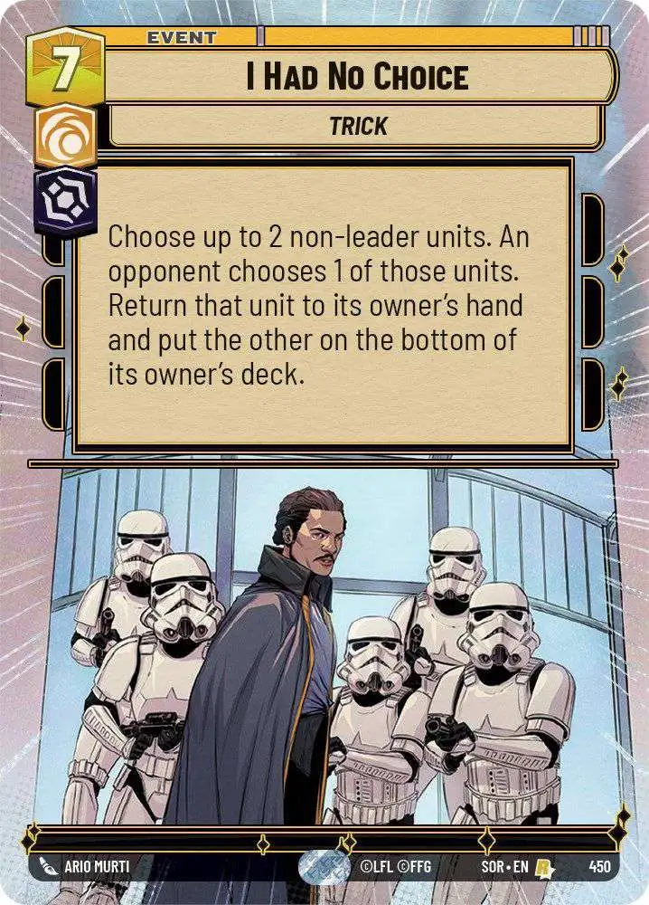 Star Wars Unlimited Trading Card Game Spark of Rebellion Single Card ...