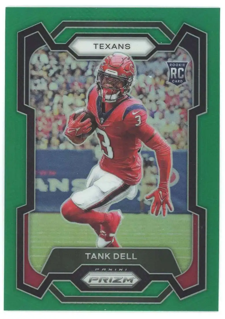 NFL 2023 Panini Prizm Single Card Green Tank Dell 341 Rookie - ToyWiz