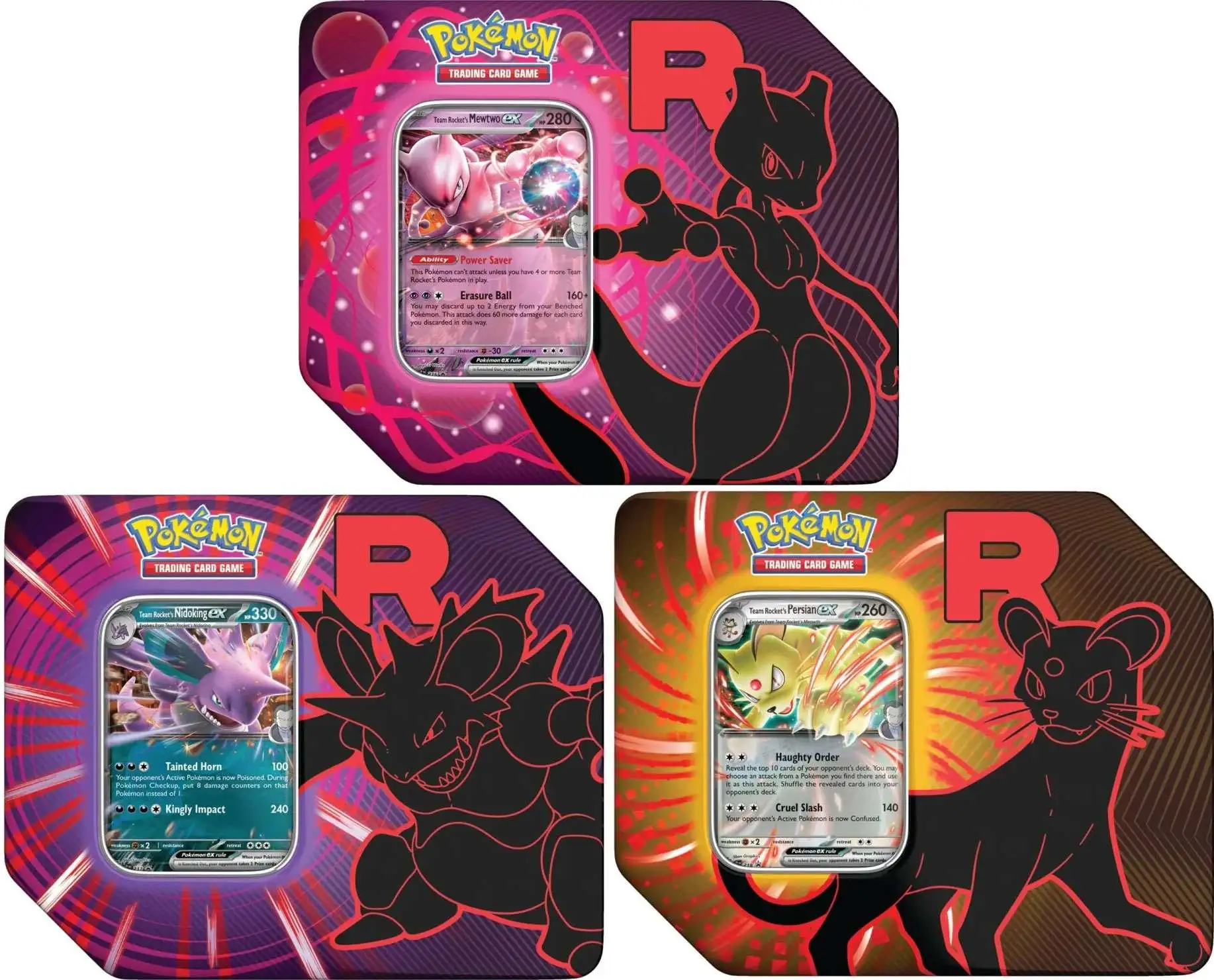 Pokemon Scarlet Violet Destined Rivals Team Rockets Mewtwo ex, Persian ...