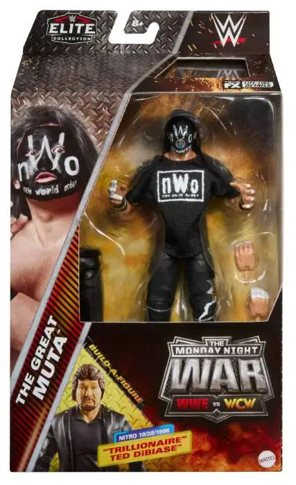 WWE Wrestling Elite Collection Monday Night War The Great Muta Exclusive Action Figure Build ...