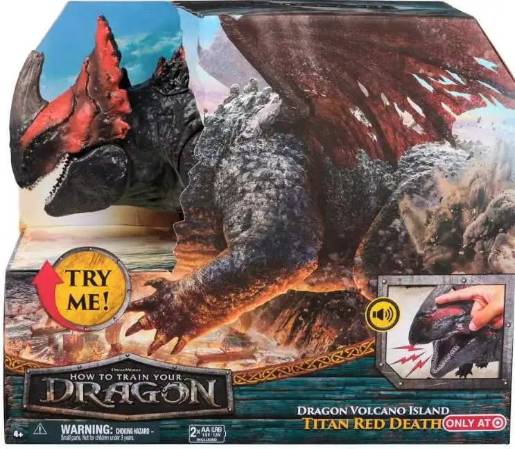 How to Train Your Dragon 2025 Movie Titan Red Death Exclusive 23 Deluxe ...