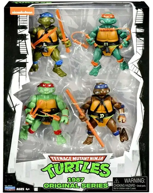Teenage Mutant Ninja Turtles 1987 Original Series Exclusive 4 Action ...