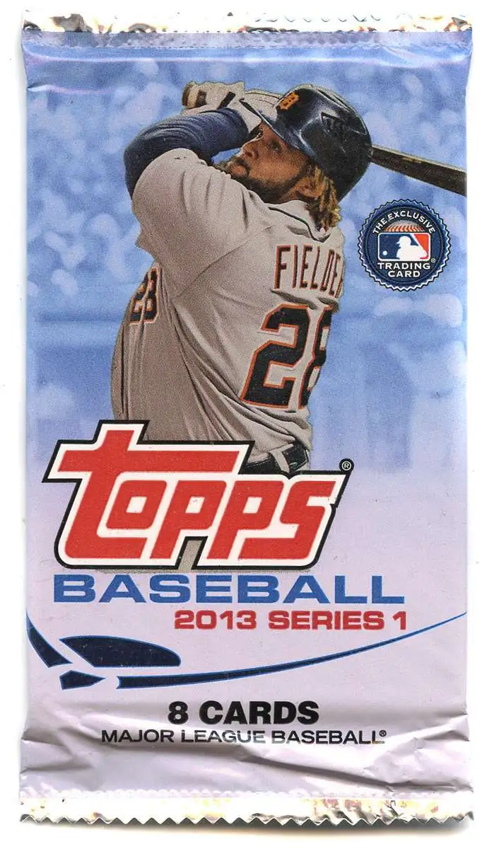 MLB Topps 2013 Series 1 Baseball Trading Card Pack 8 Cards - ToyWiz