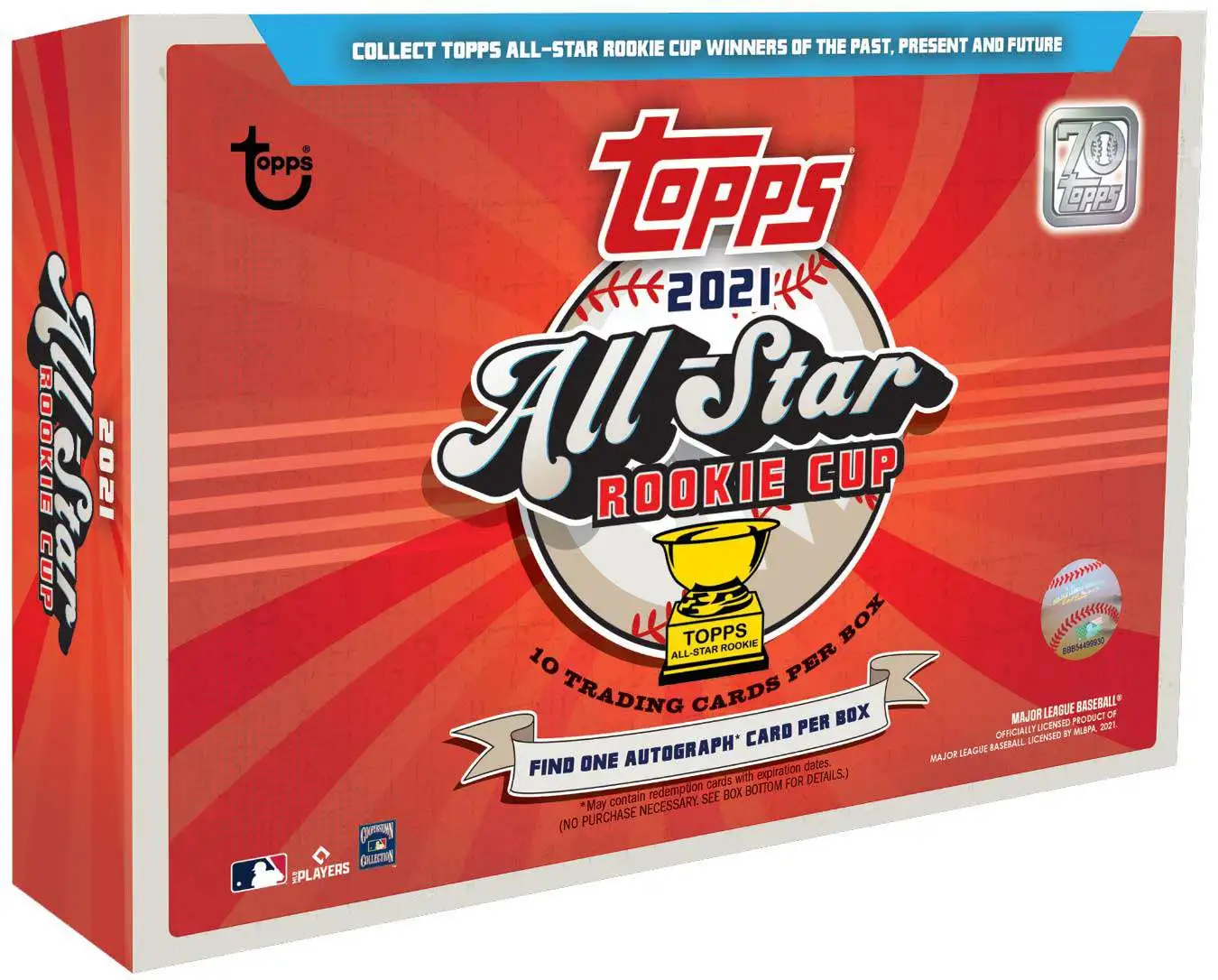 MLB Topps 2021 All-Star Rookie Cup Trading Card Box 10 Cards - ToyWiz