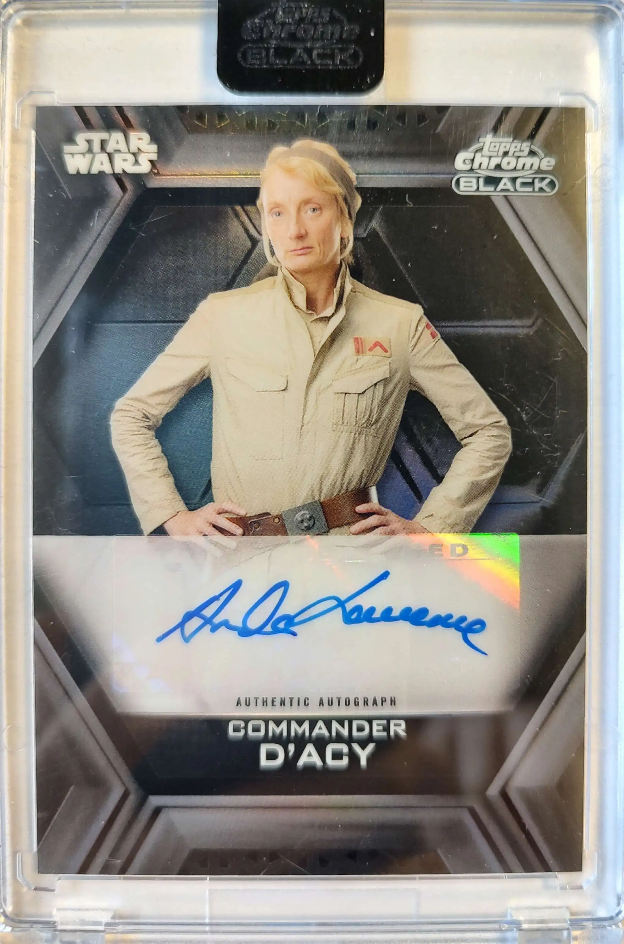 Star Wars Topps 2022 Chrome Black Single Card Amanda Lawrence as ...