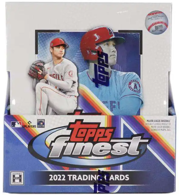 MLB Topps 2022 Finest Baseball Trading Card HOBBY Box 12 Packs - ToyWiz