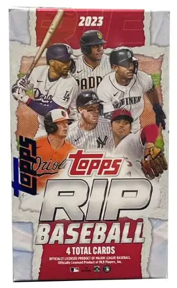 MLB 2023 Topps RIP 4 Numbered Cards per box on average Hobby Box Hobby ...