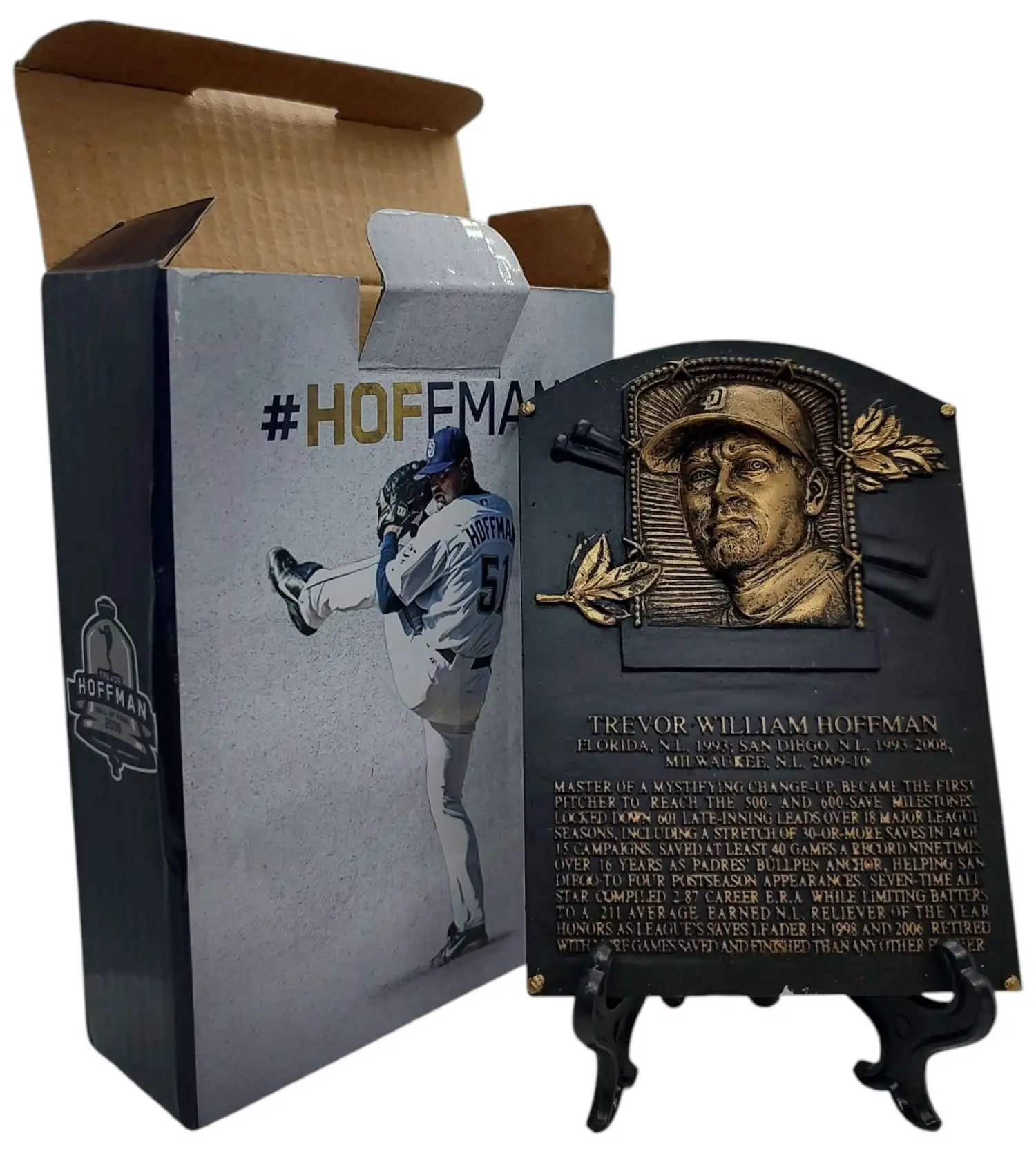 MLB Hall of Fame Trevor Hoffman Replica Plaque Lifeproof - ToyWiz