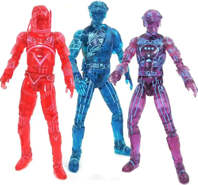 Tron Select Tron, Sark Flynn Exclusive 7 Action Figure 3-Pack Boxed Set ...