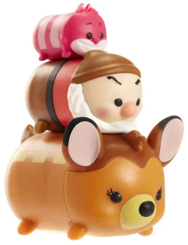 Disney Tsum Tsum Series 2 Cheshire Cat, Grumpy Bambi Minifigure 3-Pack ...