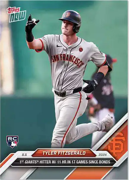 MLB 2024 NOW Baseball Single Card Tyler Fitzgerald 519 Rookie - ToyWiz