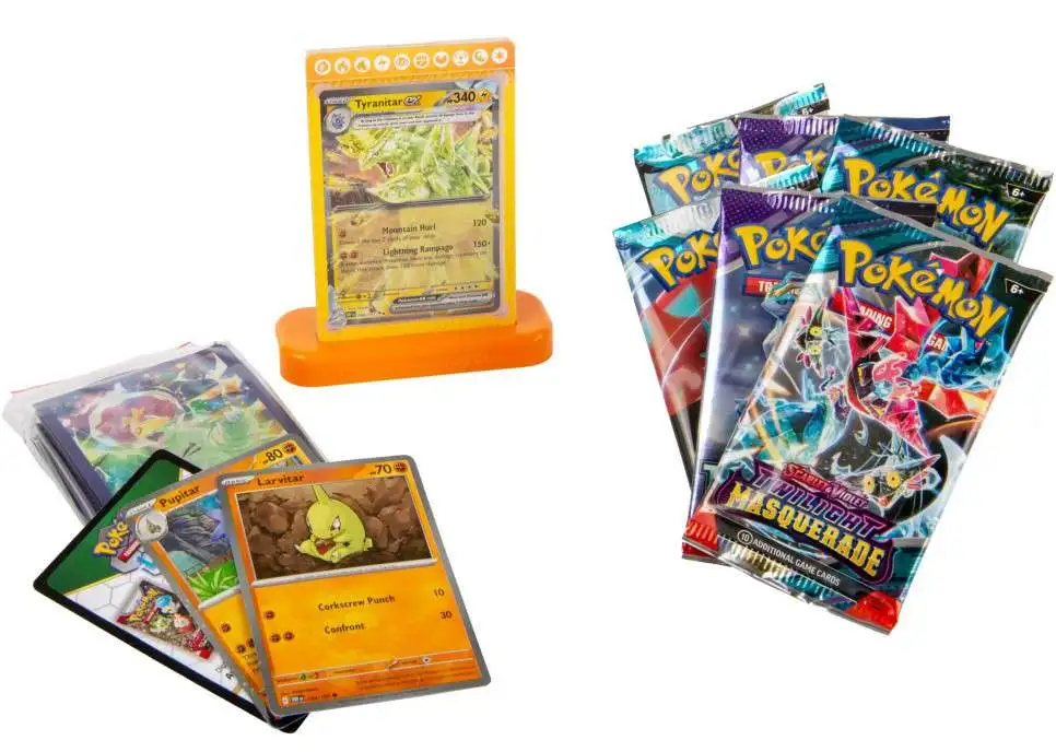 Pokemon Scarlet Violet Tyranitar ex Exclusive Premium Collection 6 ...