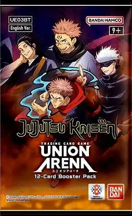 Union Arena TCG Jujutsu Kaisen Volume 1 Booster Pack UE03BT 12 Cards Bandai - ToyWiz