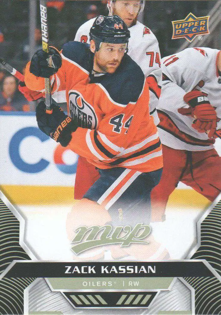 NHL Edmonton Oilers 2020-21 MVP Hockey Single Card Base Zack Kassian 19 - ToyWiz