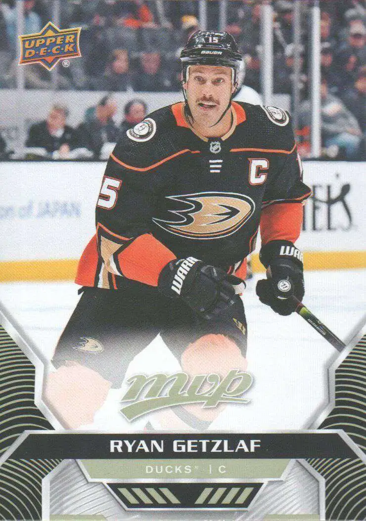 NHL Anaheim Ducks 2020-21 MVP Hockey Single Card Base Ryan Getzlaf 36 ...