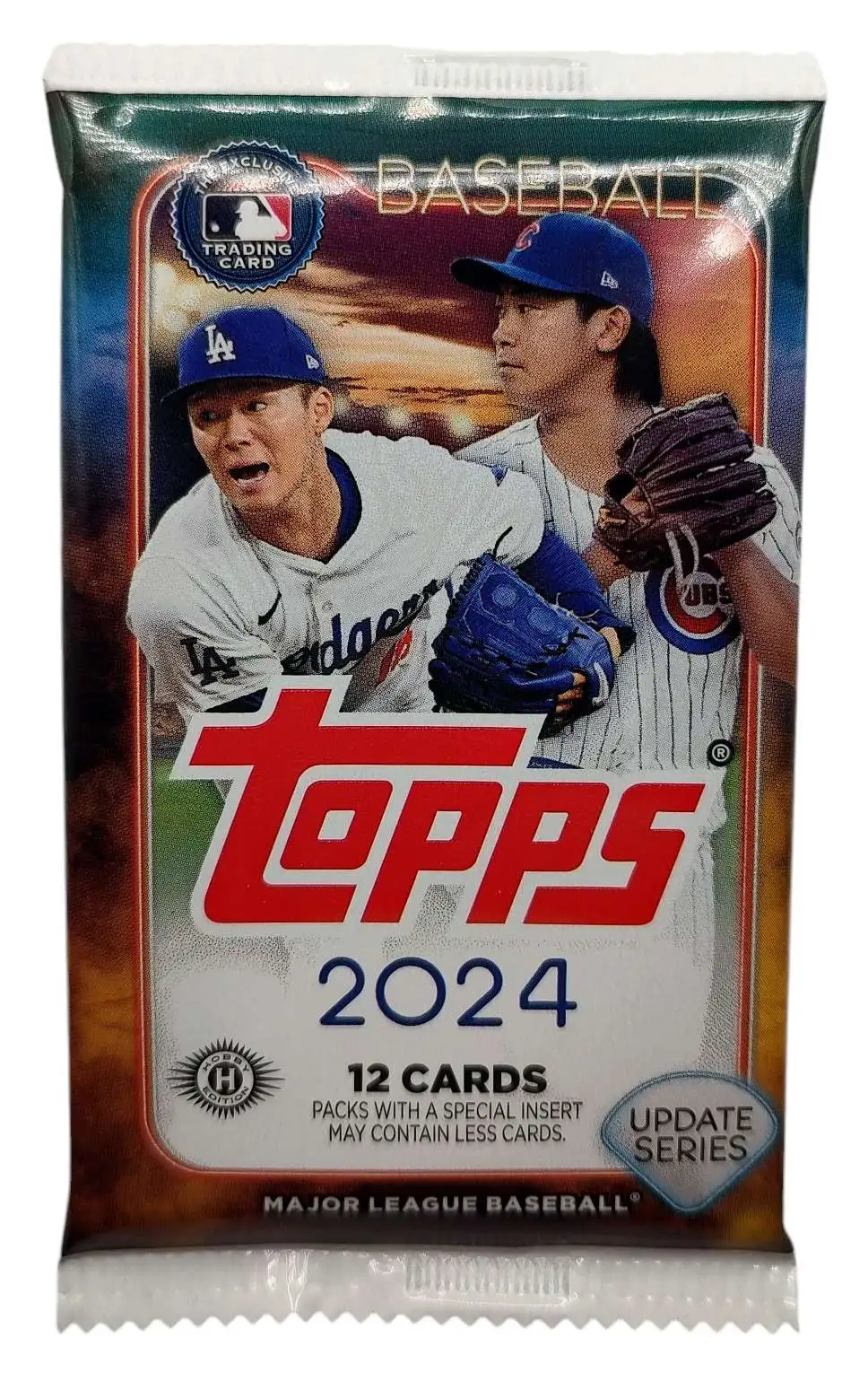 MLB Topps 2024 Update Series Baseball Trading Card HOBBY Pack 12 Cards - ToyWiz