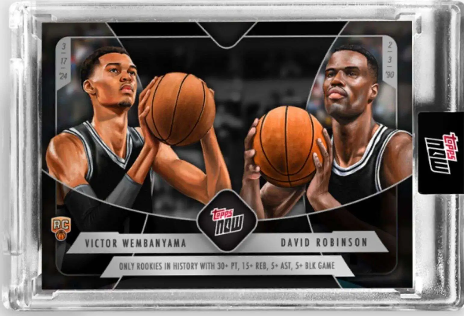 NBA San Antonio Spurs 2023-24 NOW Basketball Single Card Victor ...