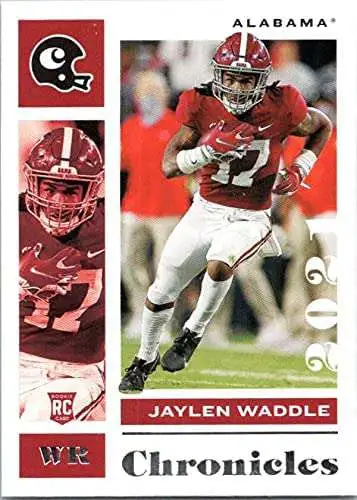 NFL 2021 Panini Chronicles Draft Picks Single Card Jaylen Waddle 7 Rookie - ToyWiz