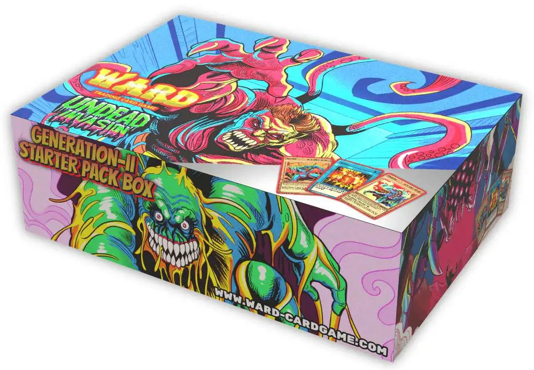 Ward Trading Card Game Generation 2 Starter Pack Box 7 Starter Packs ...