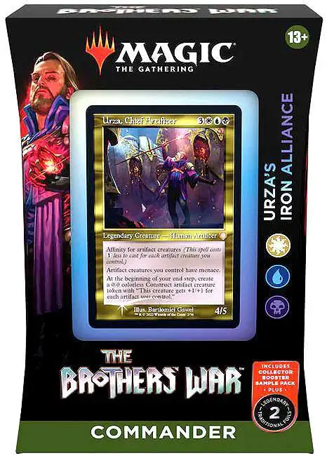 Magic The Gathering Brothers War Urzas Iron Alliance Commander Deck Wizards of the Coast - ToyWiz