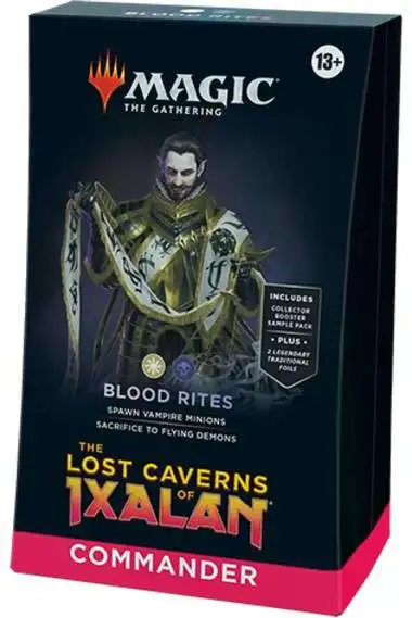 Magic The Gathering Lost Caverns of Ixalan Blood Rites Commander Deck ...