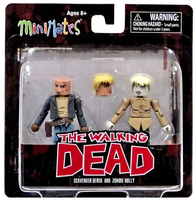 The Walking Dead Comic Minimates Series 7 Scavanger Derek Zombie Holly ...
