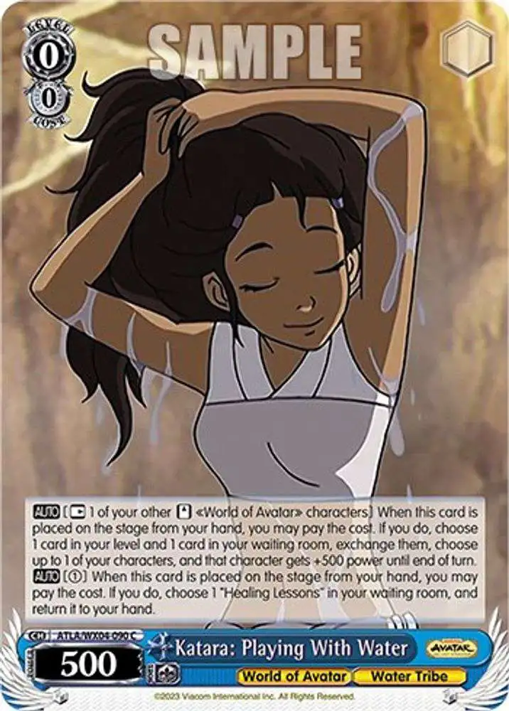 Weiss Schwarz Trading Card Game Avatar The Last Airbender Single Card ...