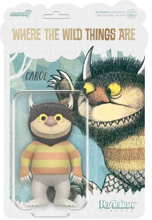 Where the Wild Things Are ReAction Carol 3.75 Action Figure Monster ...