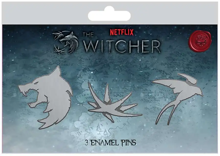 The Witcher Trinity Sigils Pin 3-Pack Jinx - ToyWiz