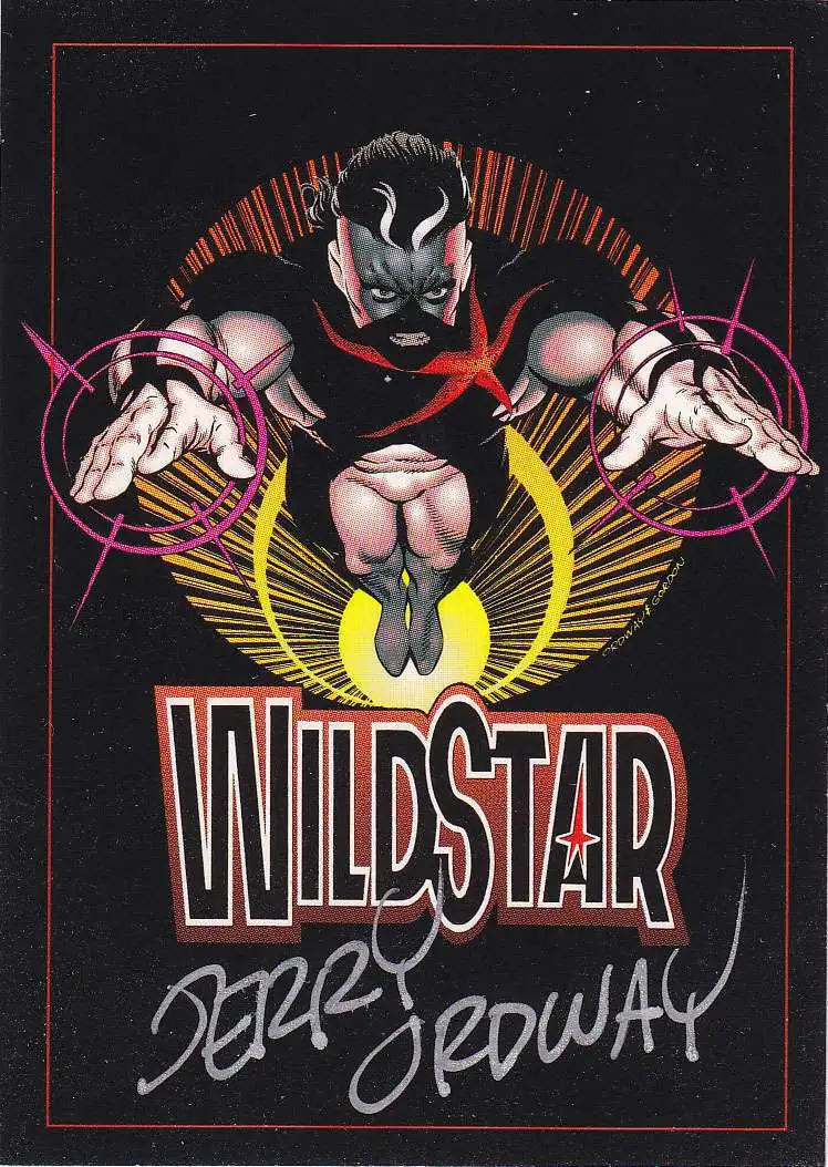 DC Wizard Magazine Wildstar Single Trading Card Autographed by Jerry ...