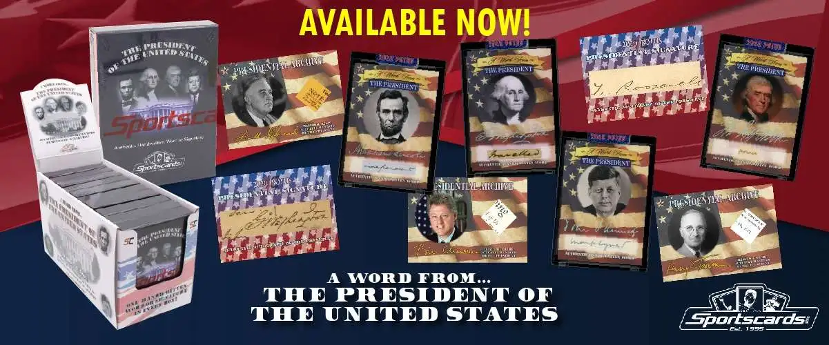 A Word from The President of the United States Trading Card Box ...