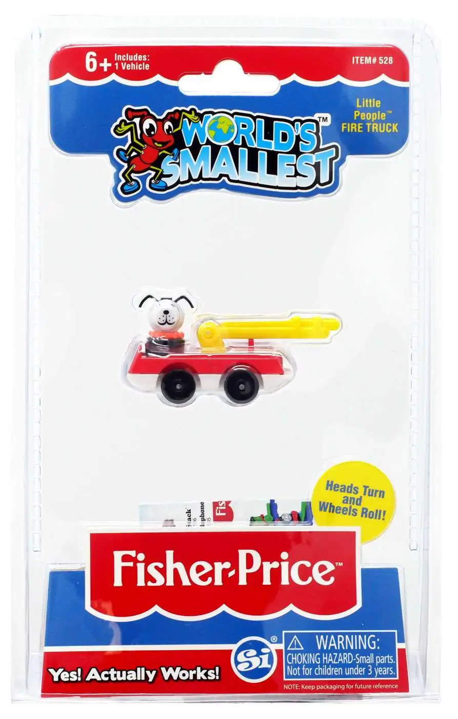 Fisher Price Worlds Smallest Little People Fire Truck Super Impulse ...