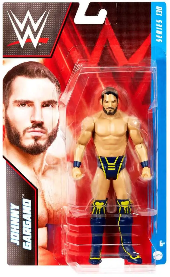 WWE Wrestling Series 130 Johnny Gargano 6 Action Figure Regular Version, Black Yellow Trunks ...