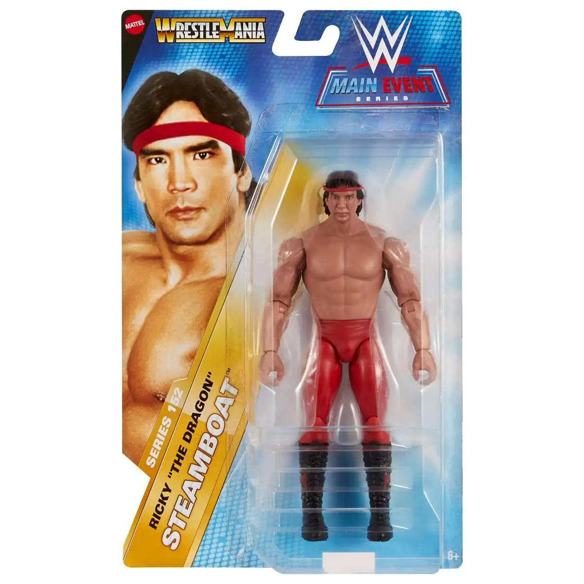 WWE Wrestling Main Event Series 152 Ricky The Dragon Steamboat 6 Action Figure Mattel Toys - ToyWiz