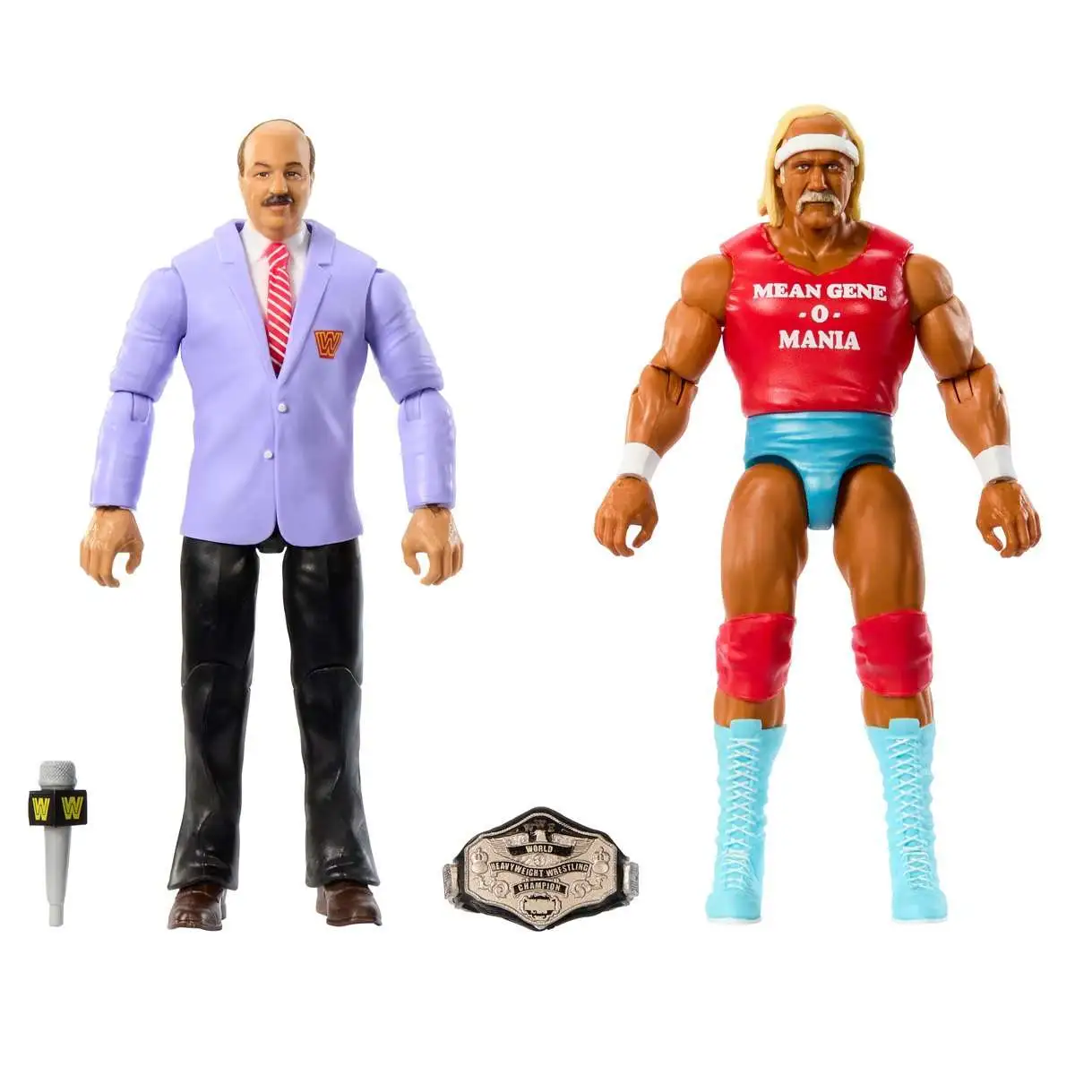 WWE Wrestling Main Event Showdown Series 19 Hulk Hogan Mean Gene ...