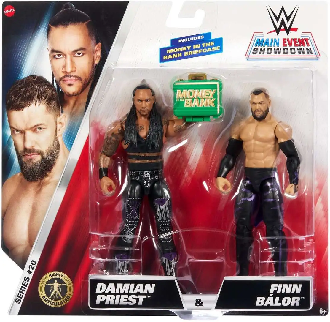 WWE Wrestling Main Event Showdown Series 20 Damian Priest Finn Balor 6 Action Figure 2-Pack ...