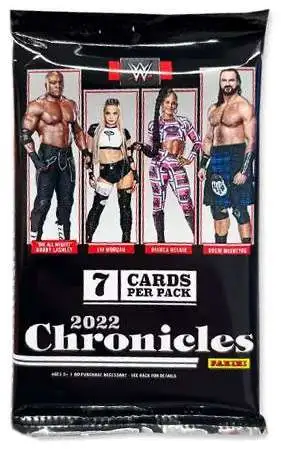 WWE Wrestling Panini 2022 Panini Chronicles Trading Card BLASTER Pack 7 ...
